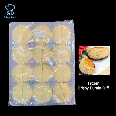 Sd Frozen Durian Puff 24pcs Sheng Da Food Service