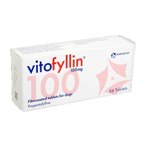 Vitofyllin Tablets For Dogs 50mg X 56