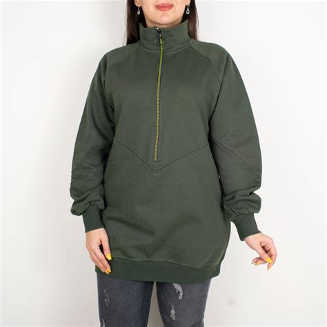 هودی یقه ایستاده پوشاک بزرگی