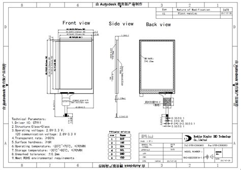 China Customized 3 5 Capacitive Touch Screen Manufacturers And Suppliers Reshine Display