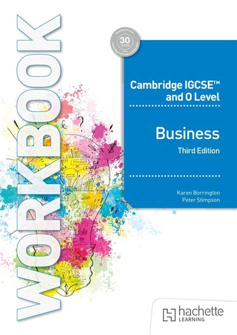 Cambridge Igcse And O Level Business Workbook Third Edition Ib