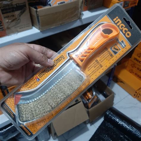 Jual Hwb02250 Wire Brusher Brus Brush Sikat Kawat Gagang Plastik 25cm