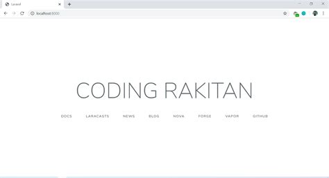 Pengenalan Route Dan View Laravel Plus Membuat Tampilan Website Pertama Dengan Laravel Coding