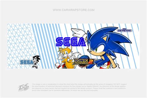 Sonic Itasha Anime Car Wrap Vinyl Stickers Fit With Any Cars