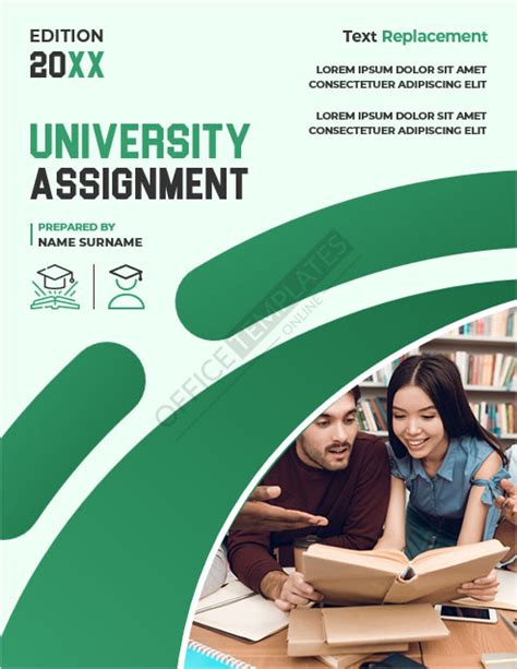 Missing Assignment Cover Page With Cute Font Educational Images
