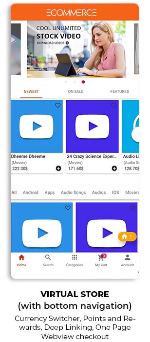 Ionic React Woocommerce Universal Full Mobile App Codemarket