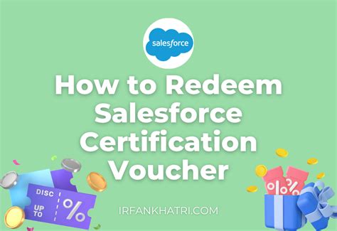 How To Redeem Salesforce Certification Voucher Irfan Khatri