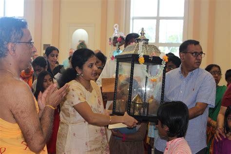 2016 Cs Jyoti Visit To Durga Temple Chinmaya Mission Wrc