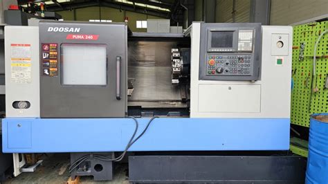중고기계 중고 Cnc선반 Cnc선반 8인치 선반 두산 8인치 Cnc선반 판매 합니다 Puma240 2009년식 8인치 터렛타입 나라기계장터 공작기계