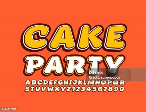 트렌디 한 알파벳 편지와 숫자와 벡터 창조적 인 배너 케이크 파티 알파벳에 대한 스톡 벡터 아트 및 기타 이미지 알파벳 공휴일 귀여운 Istock