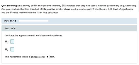 solved part 2 4 find p value part 3 4 determine whether to