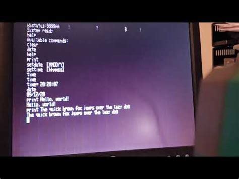 Z80 Computer With V9958 Graphics Finally Got It Working YouTube