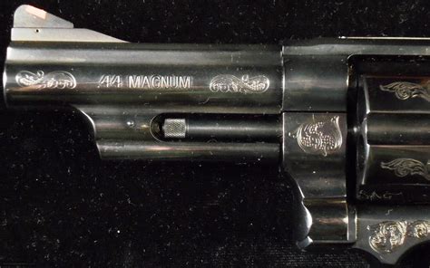 Smith And Wesson Model 29 Engraved Wdisplay Case Unfired