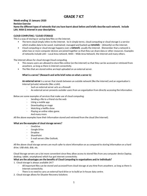 Ict Grade 7 Workbook January Pdf Computer Data Storage Computer