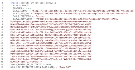 Duo Single Sign On For Snowflake Duo Security