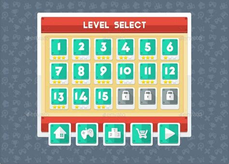 Minimalist Game Gui Game Assets Graphicriver