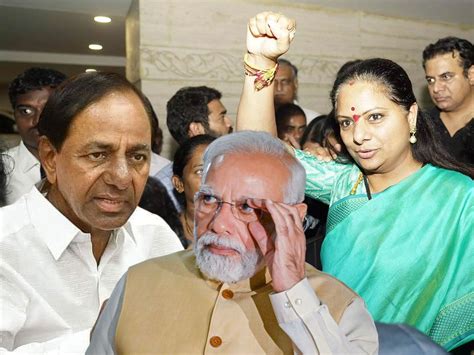 Kcr Narendra Modi Kalvakuntla Kavitha