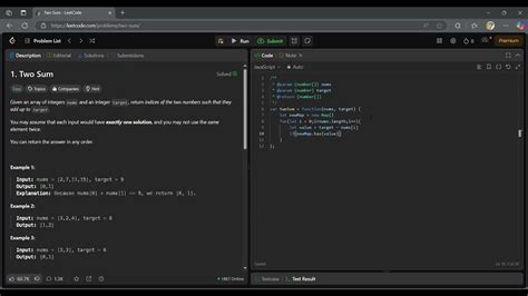 🔥 Solve Two Sum In Javascript 0ms Runtime Beats 100 Leetcode