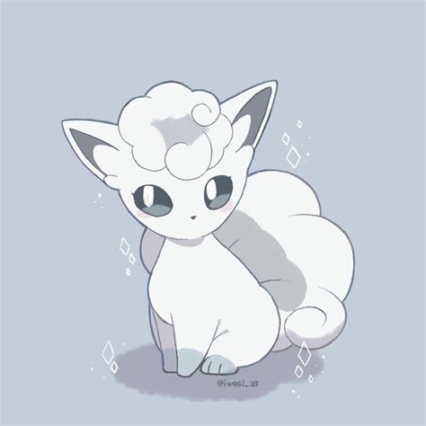 Alolan Vulpix Pokemon Drawn By Iwasi Danbooru