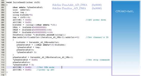 Why Doesnt Work The Adcs Dma Mode Of Aduc842 Qanda 8052 Core Products Engineerzone
