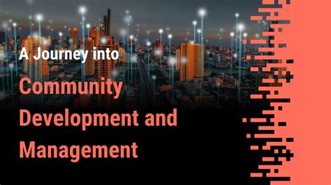 Community Development And Management