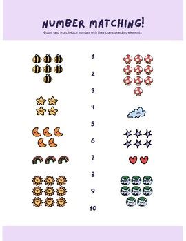 Count Match Numbers By ProEducation TPT