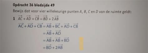 Proof That For 4 Random Points A B C And D Of The Space The Following