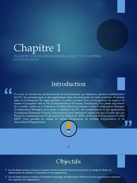 Chap 1 Planifier Une Stratégie De Déploiement Dun Système Dexploitation 1 Pdf Microsoft