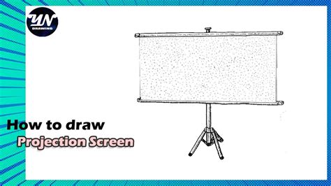 How To Draw Projection Screen Youtube