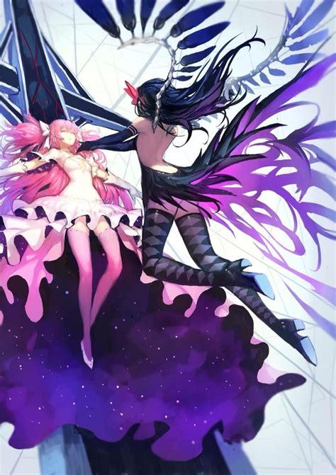 Madoka And Homaru Puella Magi Madoka Magica Fan Art Madoka Magica