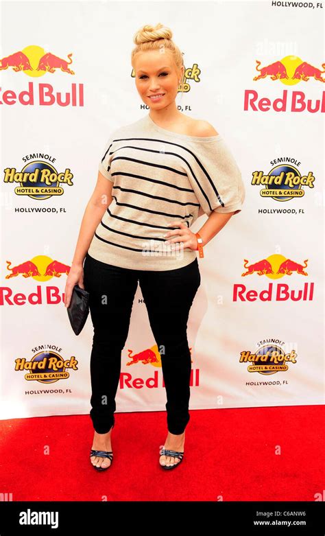 Model Amazin Amie The Red Bull Pool Party Held At Seminole Hard Rock