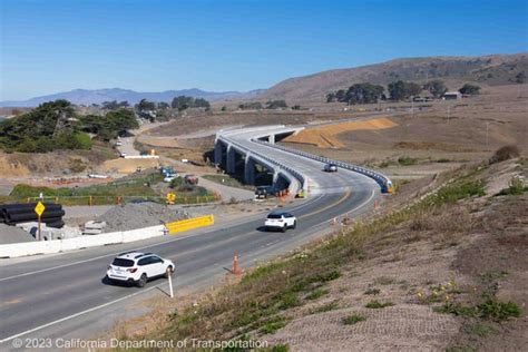 Ca Highway 1 Moved 400 Feet Marks 1st Sea Level Rise Caltrans Project
