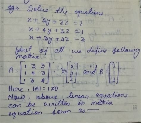 How To Solve 3 Simultaneous Equations Using Matrices