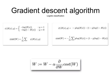 Gradient Descent Algorithm Ppt