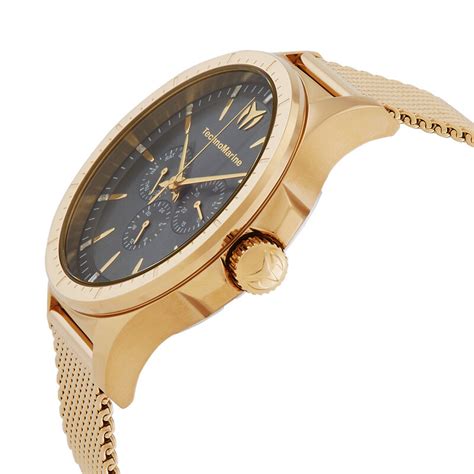 Technomarine Moonsun Quartz Charcoal Dial Mens Watch Tm 822022
