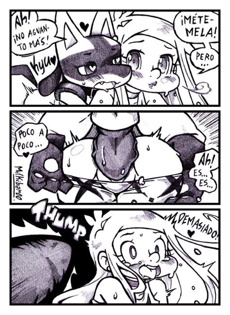 Post 5373108 Comic Crossover Digimon Digimon Frontier Lucario Milkibar00 Porkyman Zoe Orimoto