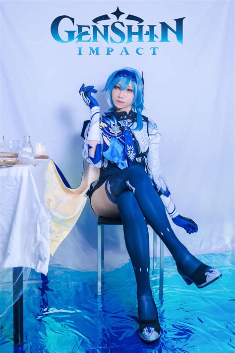 My Eula Cosplay Indoor Photoshoot R Genshin Impact