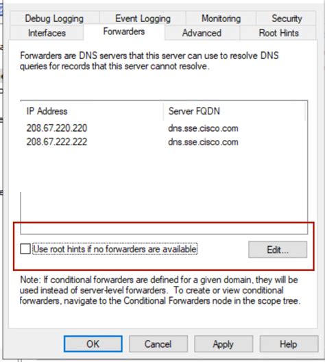 Configure Internal Dns Servers For Umbrella Deployment Cisco