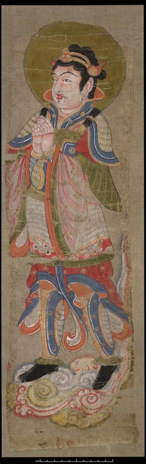 敦煌藝術 9世紀 唐代絹畫天王像大英博物館藏 每日頭條