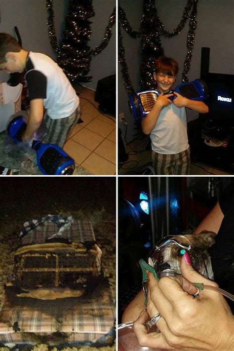 Mom Buys Hoverboard For Son Giant Explosion Ensues And Burns Down