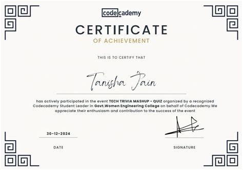 tanisha jain on linkedin codecademy techtrivia womenintech