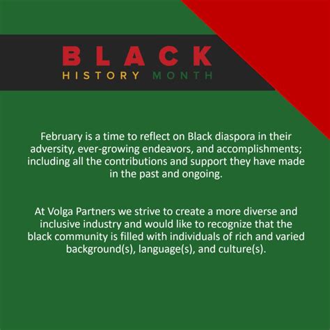 Volga Partners On Linkedin Blackhistorymonth