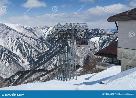 Tanigawadake Tenjin Daira Ropeway Gondola Editorial Photo
