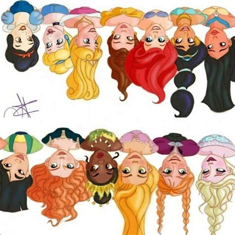 Upside Down Princess Drawings Disney Princess Pictures Disney Princess Artwork