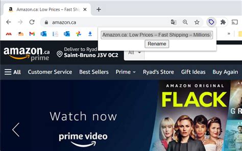 Tab Rename Chrome Web Store