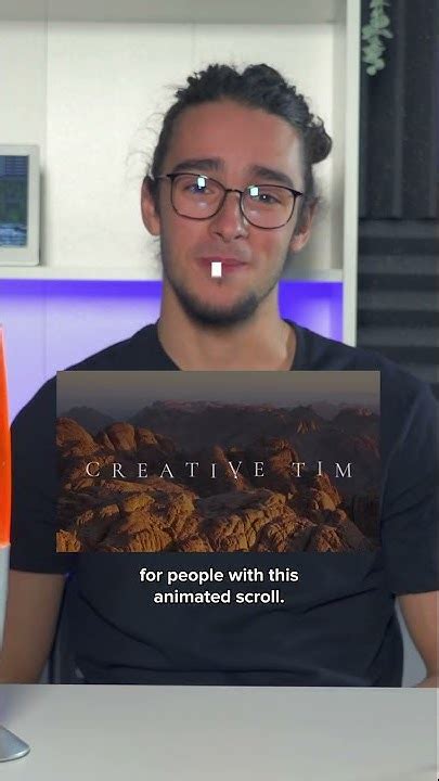 How To Create An Animated Scroll Landing Page In Css And Javascript Youtube