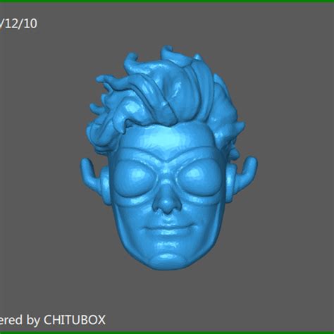 Stl File Bart Allen Impulse The Flash Style Head 🦸 ・3d Printable Model To Download・cults