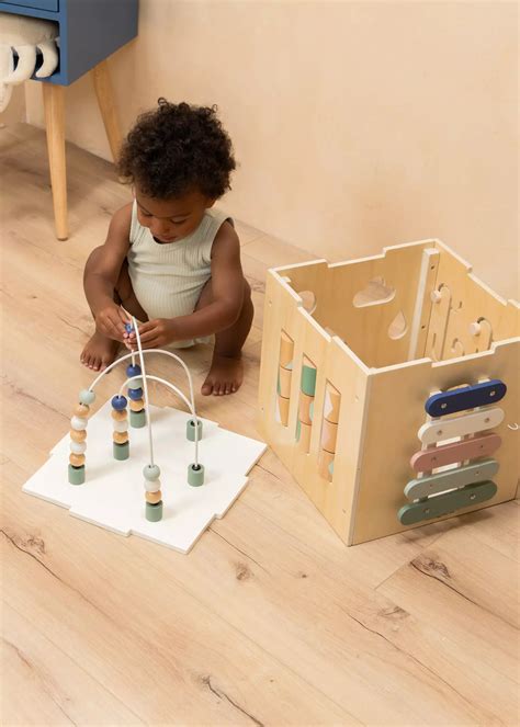 Coco Village Wooden Activity Cube