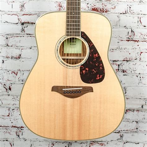 Yamaha - FG-830 - Dreadnought Acoustic Guitar, Natural - | Reverb