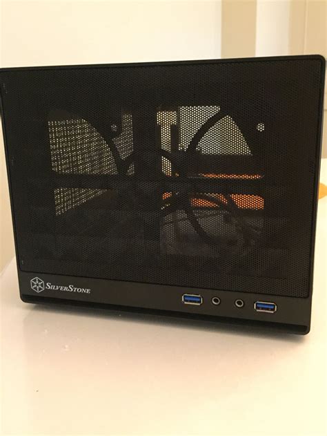 Silverstone Sg13 Mini Itx Pc Case Tek Mini Dtx Mini Itx Computers And Tech Parts And Accessories